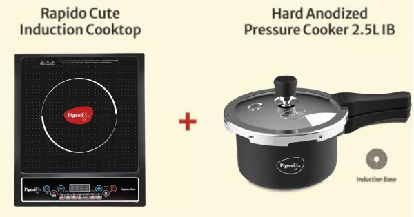 Pigeon Induction Stove With 2.5 Liter Cooker