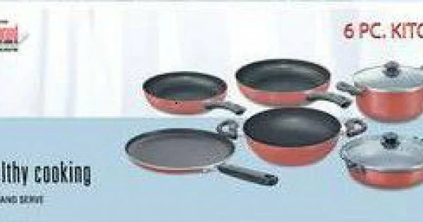 Prestige Omega deluxe Kitchen In A Box Cookware Set