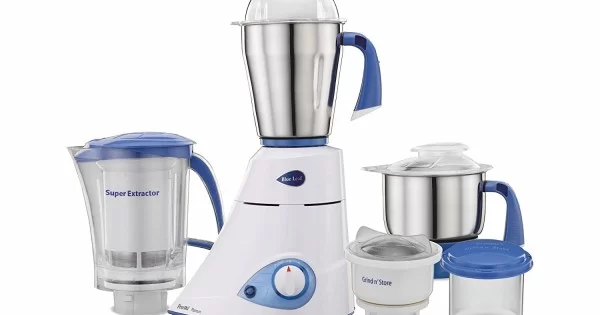 Preethi Blue Leaf Platinum MG 139 Mixer Grinder, 750W, 4 Jars (White ...